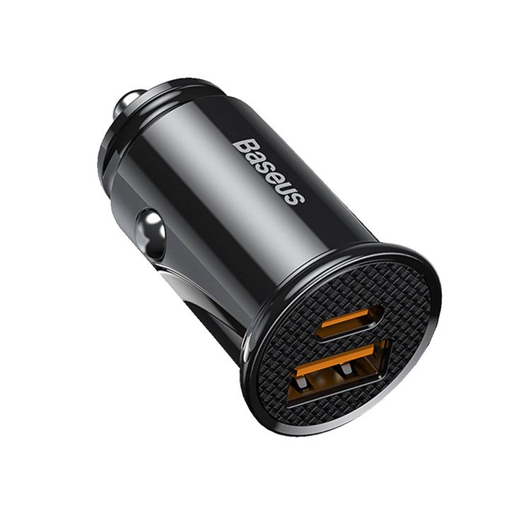 Baseus Circular Plastic A+C 30W PPS Car Charger Black-CCALL-YS01 | SP ...