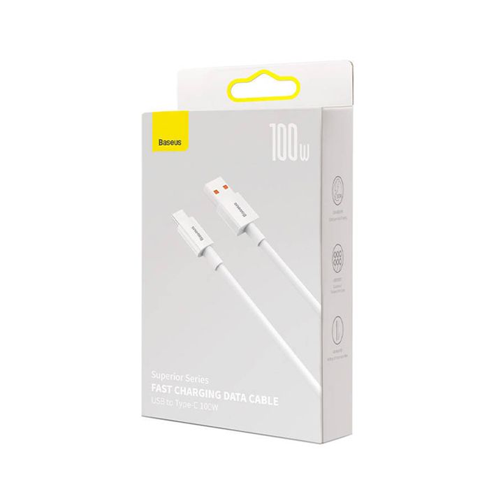 Baseus Cable USB To Type-C 100W Superior Series Fast Charging Data ...
