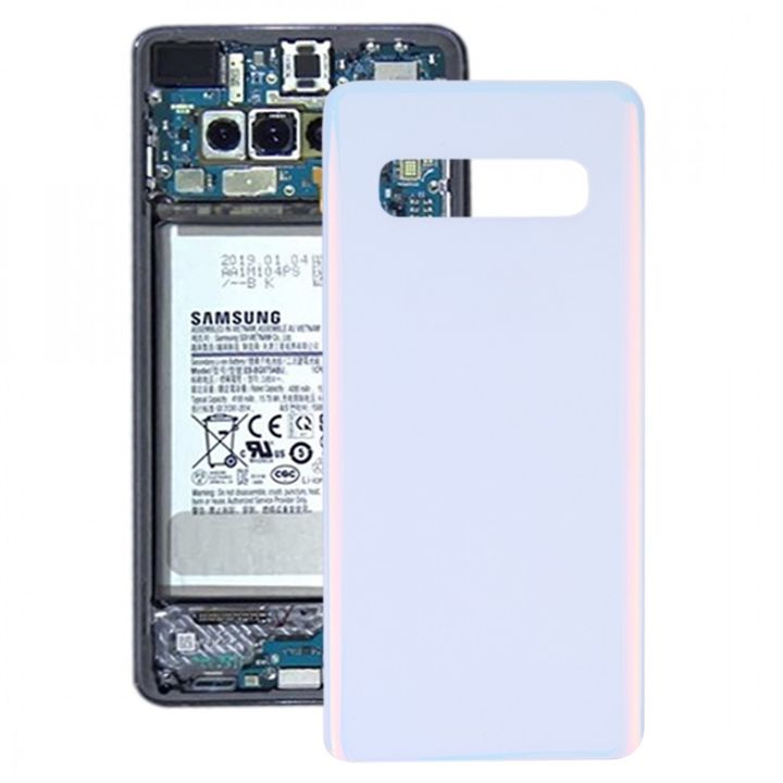 Original Back Housing S10 White Samsung | SP Electronics - Online Store