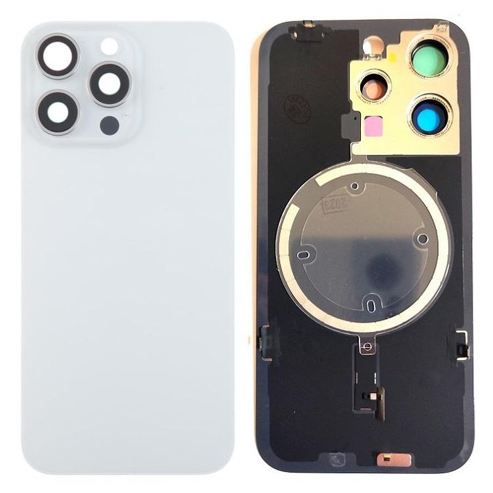 Original Back Housing I Phone 15 Pro Max White Titanium | SP ...