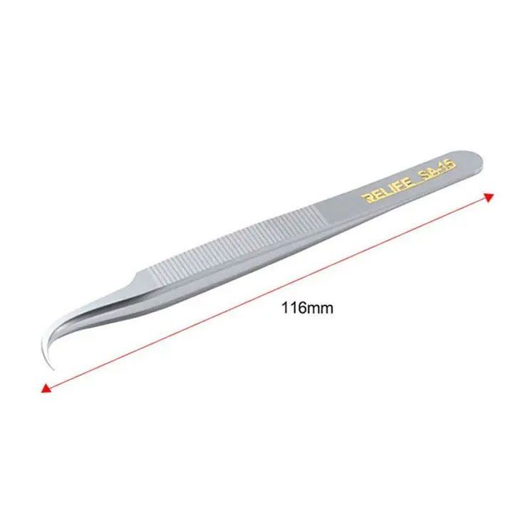 Sunshine SE-15 Bent Tweezers | SP Electronics - Online Store