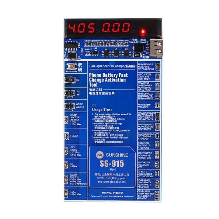 Sunshine SS-915 V9.0 Battery Activation Board | SP Electronics - Online ...