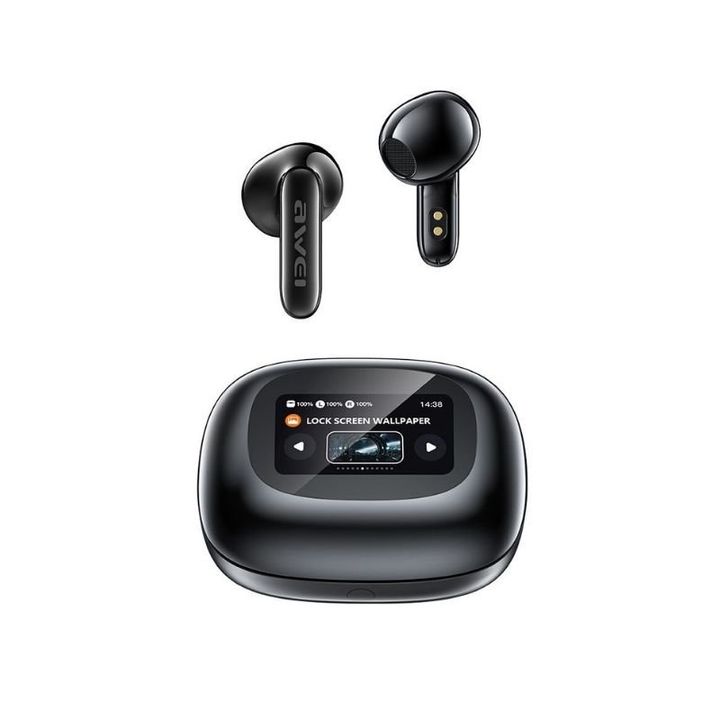 AWEI WIRELESS EARBUDS WITH SCREEN | SP Electronics - Online Store