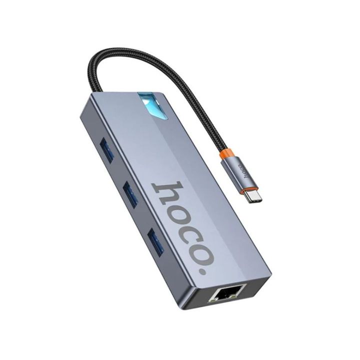 HOCO HB51 6IN1 TYPE C HUB | SP Electronics - Online Store