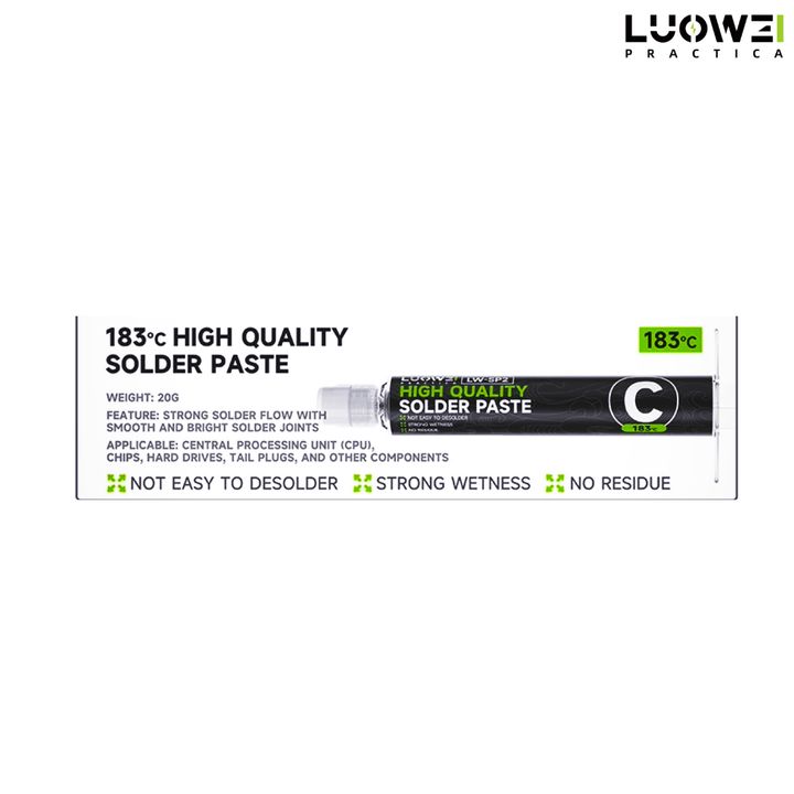LUOWEI LW-SP2 183C SOLDER PASTE | SP Electronics - Online Store