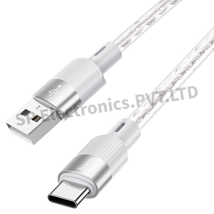 HOCO X99 2.4A TYPE C SILICONE CHARGING DATA CABLE | SP Electronics - Online Store